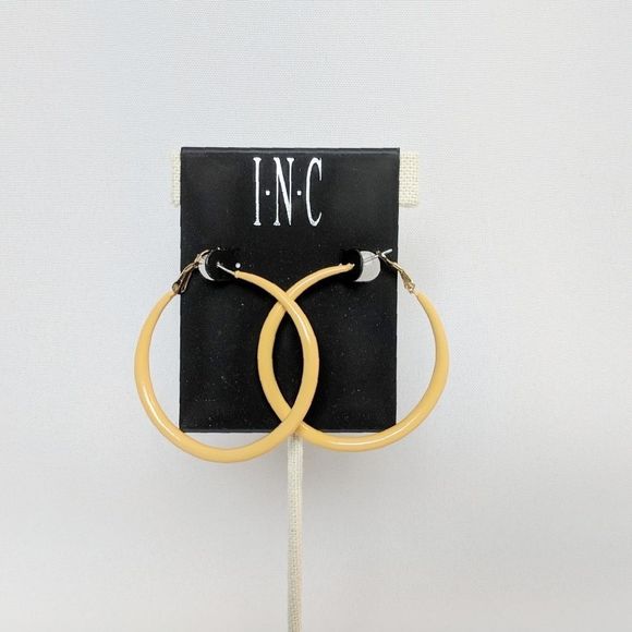 INC International Concepts | Jewelry | Inctangerine Colored Large Hoop ...